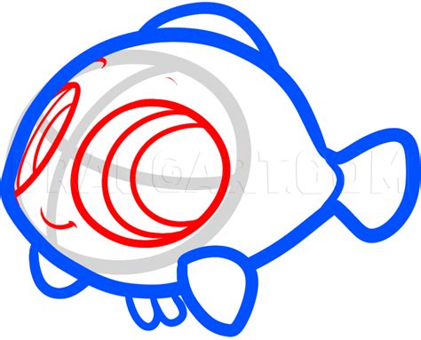 How To Draw Chibi Nemo Finding Nemo Drawing Step By Step By Dawn Dragoart