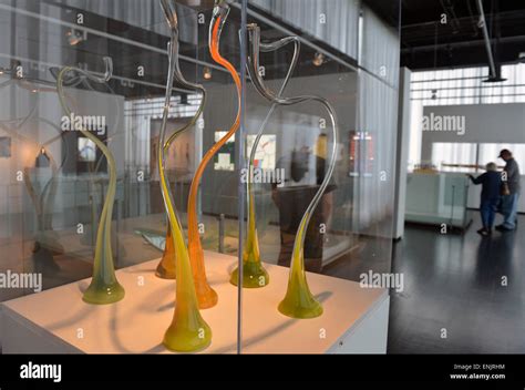 Corning Usa 6th May 2015 People Visit The Corning Museum Of Glass