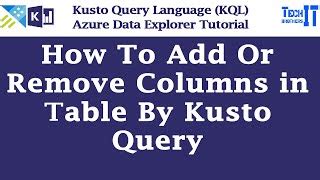 How To Use Extend To Add Calculated Columns In Kusto Kusto Query Language Tutorial Kql