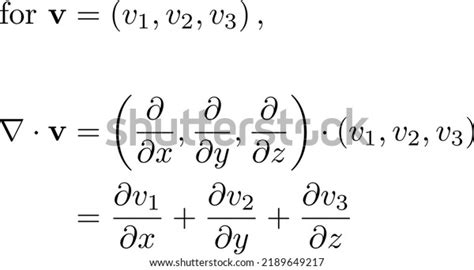 Divergence Vector Field Stock Vector Royalty Free 2189649217