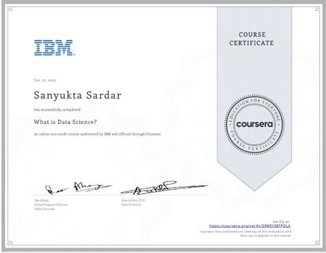 Datascience Coursera Ibm Learningjourney Lifelonglearning Careergrowth Firststep