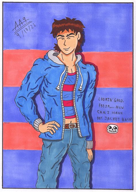 Fan Art Frisk As An Older Teenager Rundertale
