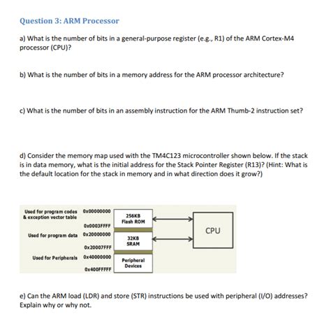 Question ARM Processor A What Is The Number Of Chegg