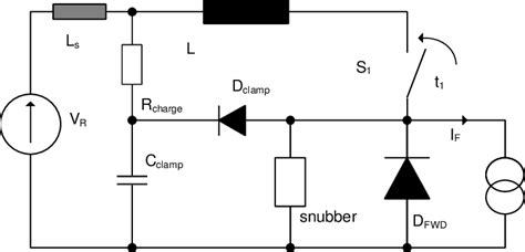 Inductive Commutation Circuit Fitted With Snubber And Clamp Download Scientific Diagram