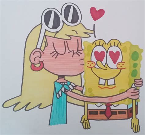 Spongebob Loves Lenis Kisses By Yeremyhiraldo On Deviantart