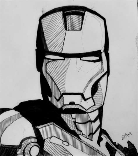 Ironman Sketch In 2024 Marvel Art Drawings Iron Man Drawing Iron