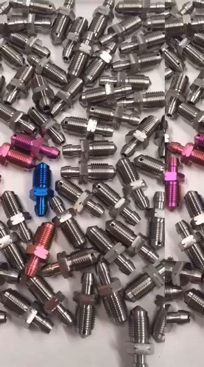 Tiremet M6 M7 M8x125 10x10125 피치 오토바이 브레이크 캘리퍼스 블리드 젖꼭지 티타늄 볼트 나사 Brembo 자동차 프란도 전복 Buy