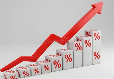 Percentage Increase Icons Black And White Vector Arrow Symbols