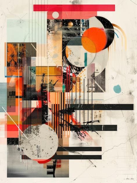 Creating Personalized Collage Artwork From Scraps Vertical Premium AI Generated Image