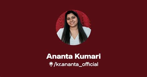 Ananta Kumari Instagram Linktree