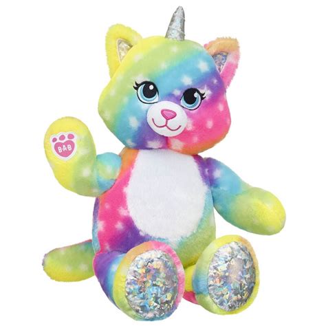 Rainbow Unicorn Kitty Rainbow Kittycorn From Build A Bear®