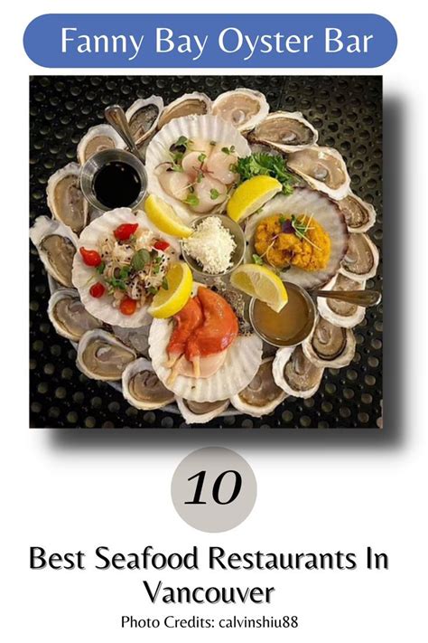10 Best Seafood Restaurants In Vancouver That Will Hit The Spot