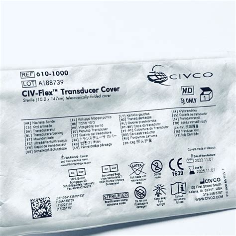 New Civco 610 1000 Cvi Flex Transducer Cover Disposables General For Sale Dotmed Listing