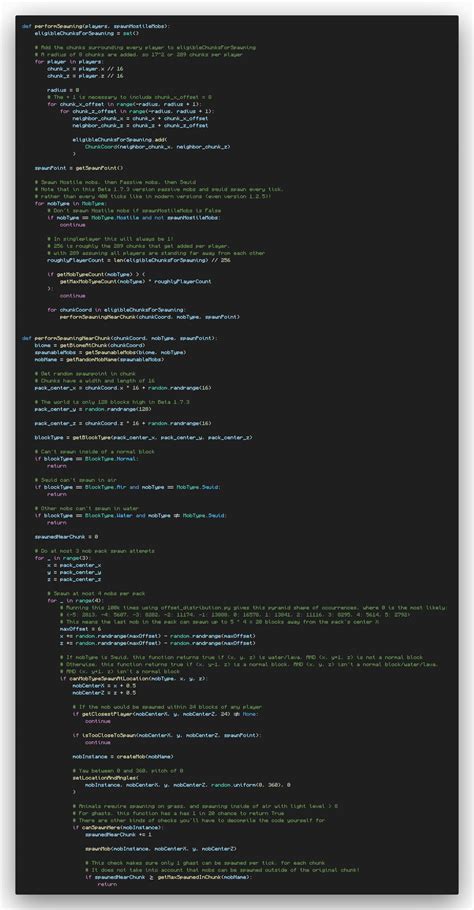 Heres How Mob Spawning Works In Beta 173 And Release 125 Rgoldenageminecraft