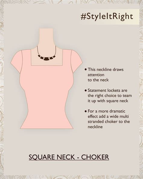 Square Neckline This Neckline Draws Attention To The Neck Statement