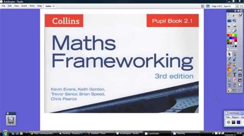 Collins Maths Frameworking 3rd Edition Pupil Book 21 Index Youtube