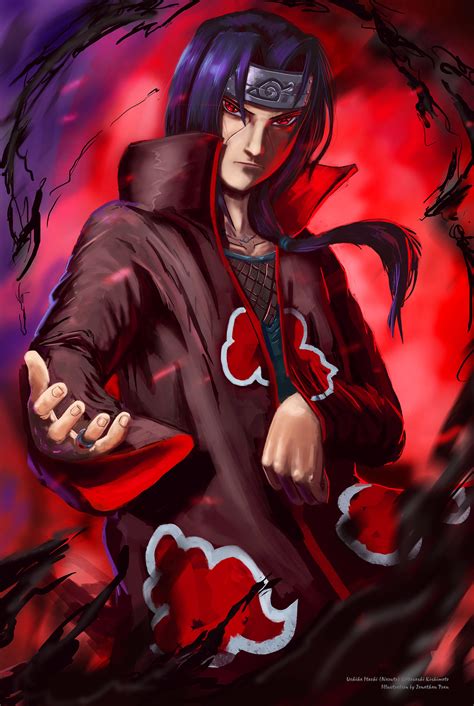 Itachi Render Artistic Impression Itachi Uchiha Multi Color Vinyl