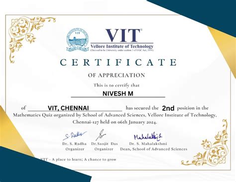 nivesh m on linkedin mathematics quiz achievement problemsolving