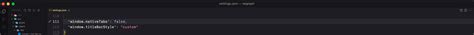 MacOS When Used Native Tabs Title Bar Style Changes Issue Microsoft Vscode GitHub