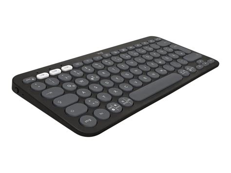 Logitech Pebble Keys 2 K380s Keyboard Rf Wireless Bluetooth Qwerty Uk English Graphite Green It