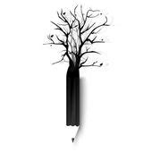 Reading Education Concept Pencil Tree Stock Vector Cienpies 27641817