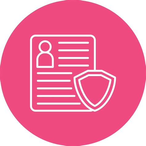 Security Upgrade Line Circle Background Icon 17627459 Vector Art At