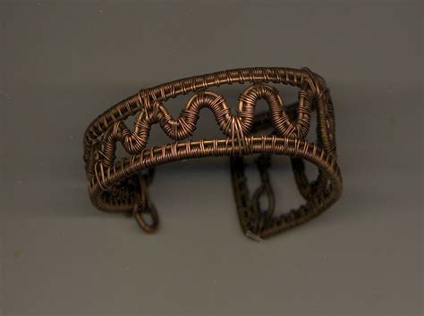 Woven Copper Cuff Bracelet Copper Weave Bracelet Handmade Copper