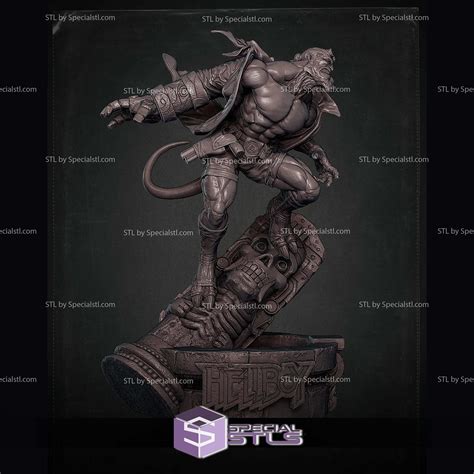 Hellboy Action Pose 2024 3d Printer Files Specialstl