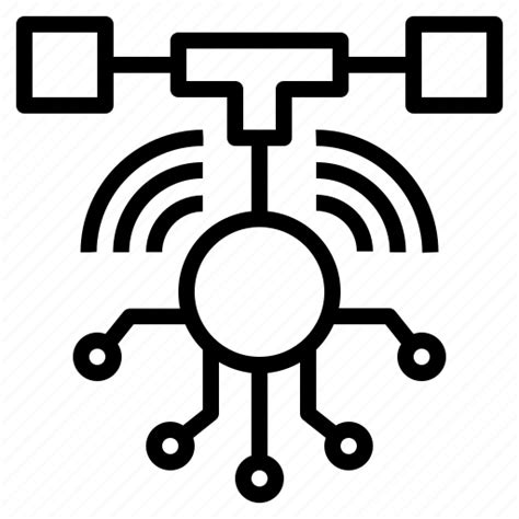 Network Node Connection Networking Protocol Wireless Icon Download On Iconfinder