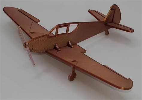 Globe Swift Vintage Civil Aircraft Model By Fight To Fly Designs Download Free STL Model