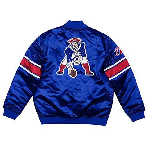 Heavyweight New England Patriots Classic Royal Blue Jacket Jackets Masters