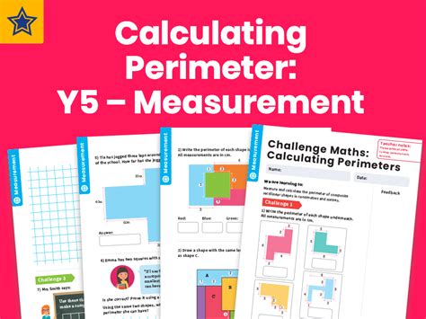 Calculating Perimeter Y5 Measurement Maths Challenge Teaching