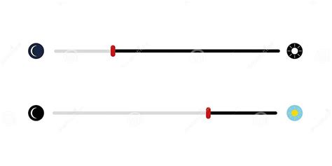 Brightness Slider Level Control Contrast And Brightness Adjustment