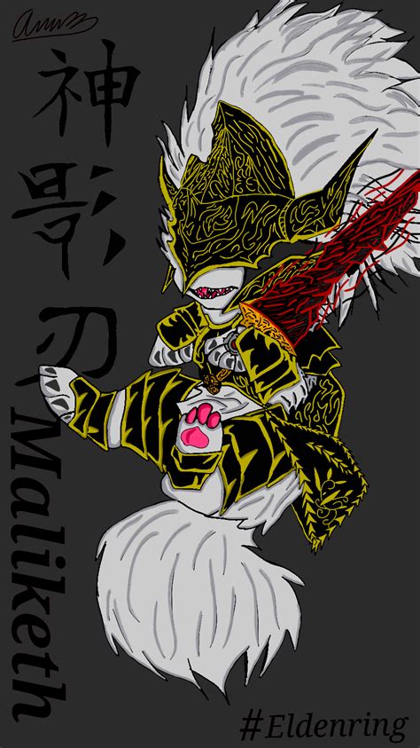 Chibi Maliketh Asks Why Do You Covet Destined Death Art By Me R Eldenring