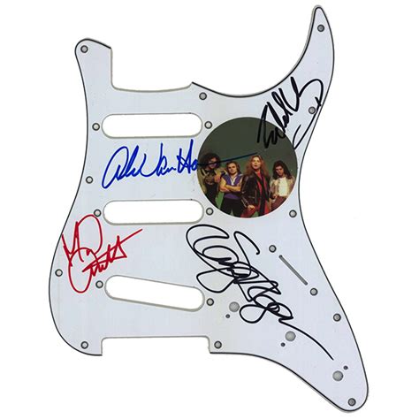 Van Halen Pick Guard Signed Stratocaster