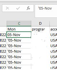 Python Why Isn T Excel Recognizing The Apostrophe As A Special Character And Disappearing
