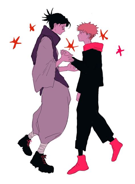 Jujutsukaisen Jjk Choso Itadori Anime Mangaart Fanart Yuji And Choso Fanart Actor Au