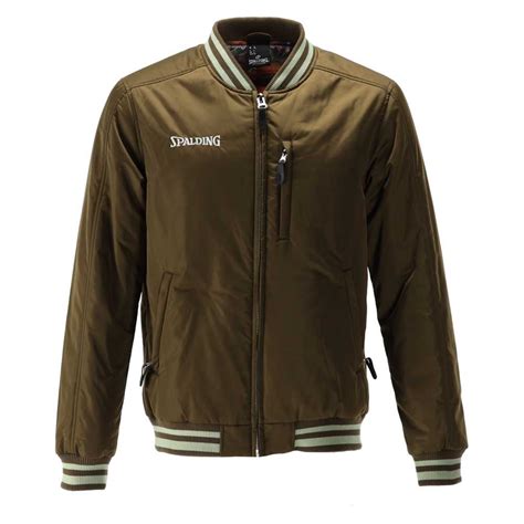 Spalding Bomber Jacket Green Goalinn