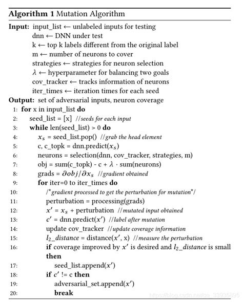 [论文解读] dlfuzz differential fuzzing testing of deep learning systems csdn博客