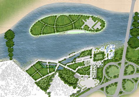 Master Plan Render In Photoshop Architecture Graduation Behance