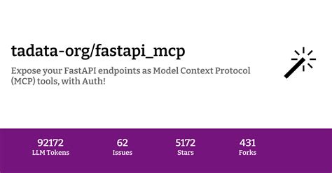 github tadata org fastapi mcp llm context