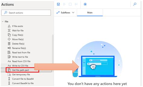 get file path part action power automate desktop kaizen personal computer work
