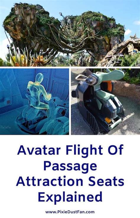 Avatar Flight Of Passage Ride Seats Explained Pixie Dust Fan
