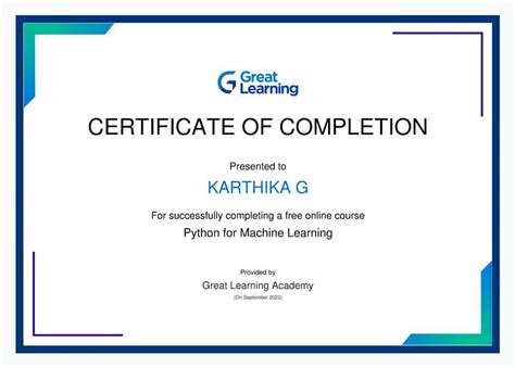 karthika g on linkedin machinelearning python certification