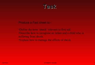 Shock Ppt First Aid Injuries