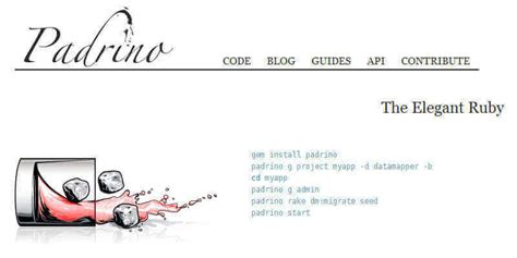 Padrino Elegant Ruby Web Framework Bypeople