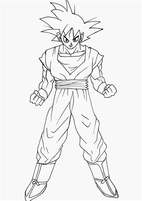 How To Draw Goku From Dragon Ball Z Step By Step Tutorial