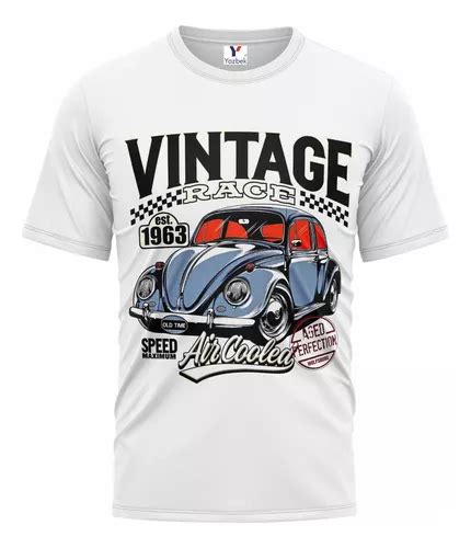 Playera Vocho Clásico 100 Algodón Vw 02 Meses Sin Interés