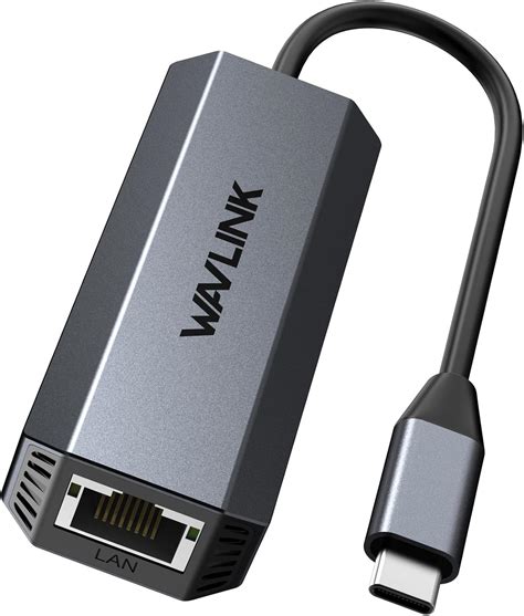 Wavlink 5gbps Usb C To Ethernet Adapter Usb Type C To Rj45 Gigabit Lan Ethernet