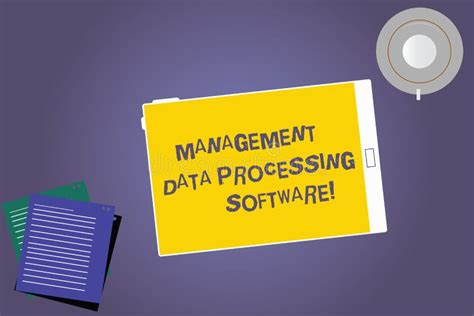 Text Sign Showing Management Data Processing Software Conceptual Photo System Technological